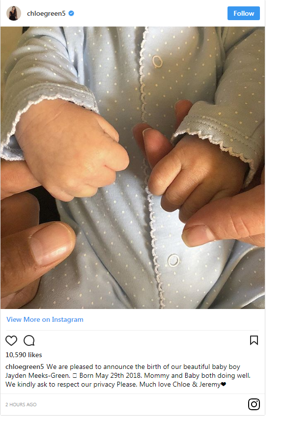 Krimineli më seksi bëhet baba. Miliarderja Chloe poston foton e bebit ...